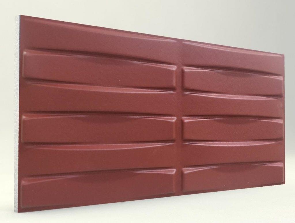 Örgü Desenli-Bordo 3D Xps Panel - Potre Home