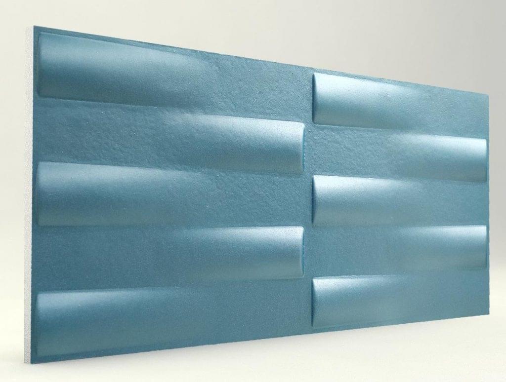 Simetri Desenli Turkuaz 3D Xps Panel - Potre Home