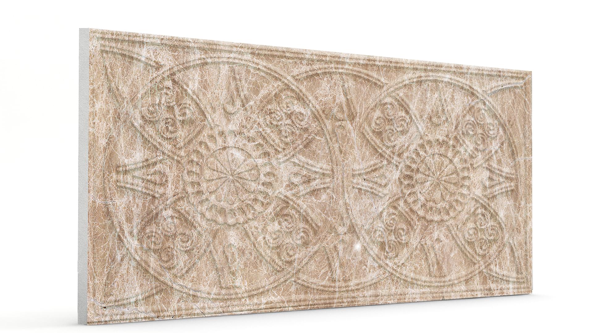 Güneş Kiraz Oymalı Mermer Panel - Potre Home